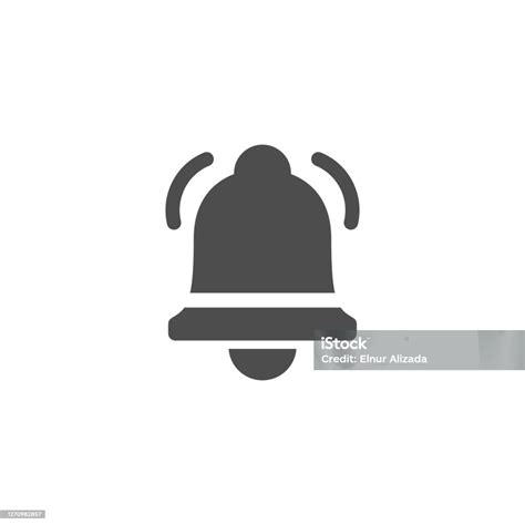 벨 아이콘입니다 울리는 벨 알람 경고 표지판 최신 모바일 및 웹 애플리케이션 Ui Ux 디자인에 대한 메시지 채팅 알림 기호입니다 기민에 대한 스톡 벡터 아트 및 기타