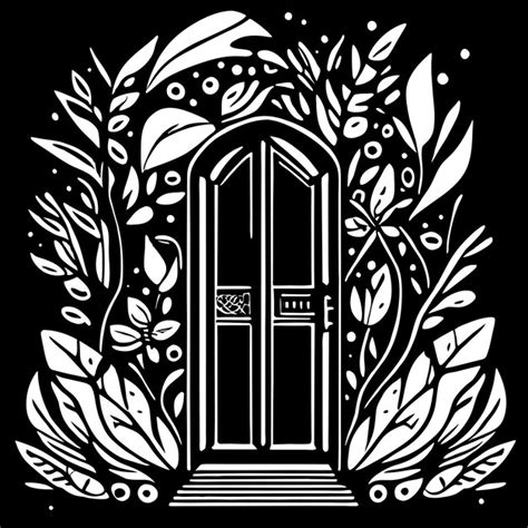 Abre La Puerta Vector Premium