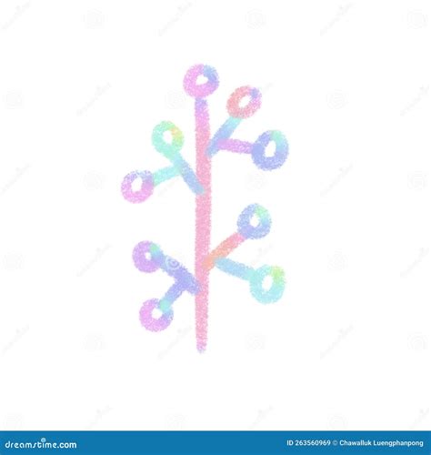 Rainbow Line Leaves Illustrations Stock Illustration Illustration Of Rainbow Line