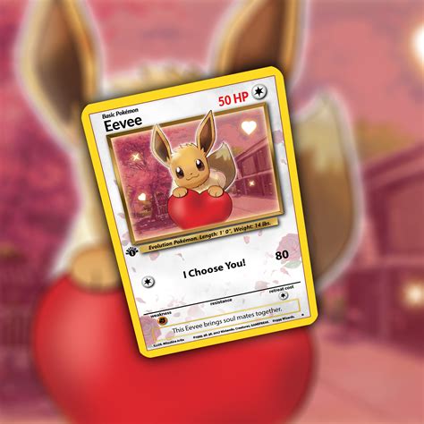Eevee Pokemon Card