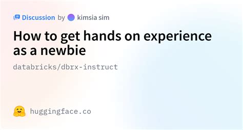 Databricks Dbrx Instruct · How To Get Hands On Experience As A Newbie