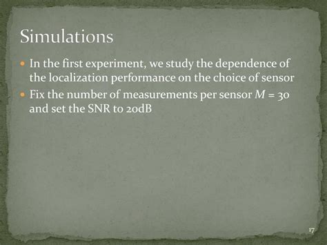 Ppt Distributed Target Localization Via Spatial Sparsity Powerpoint
