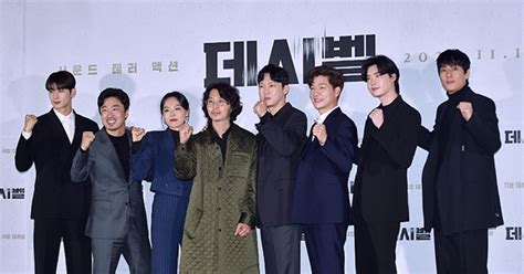 [st포토] 영화 데시벨 주역들 모두 모여 파이팅