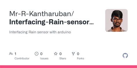 Github Mr R Kantharubaninterfacing Rain Sensor With Arduino
