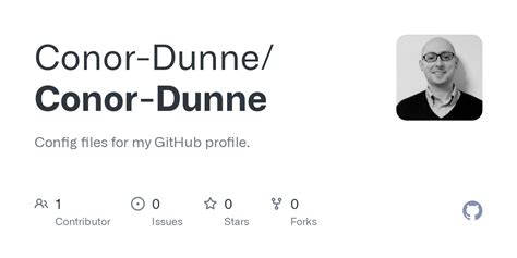 github conor dunne conor dunne config files for my github profile