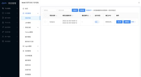自定义管理 Java 项目 Jpom项目运维
