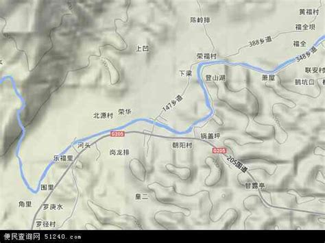 广东五华县龙村镇地图 广东 广东可放大 大山谷图库