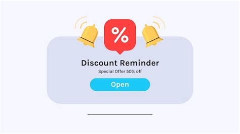 Premium Vector Reminder Notification Page With Floating Elements And Business Planning Events