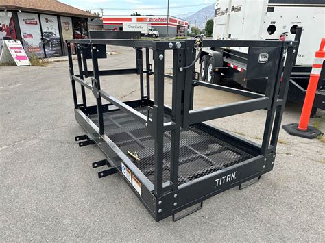 Telehandler Work Platform New 4 X 7 8 Man Basket 1 700 Lb Capacity 2