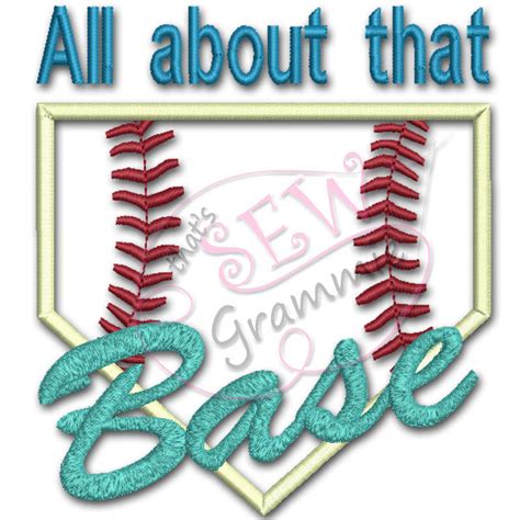 all about base script baseball softball applique design sewgrammie