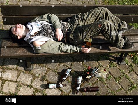 15 Year Olds Anna Falls Asleep After Drinking Too Much Beer And Spirits In Schney Germany 26