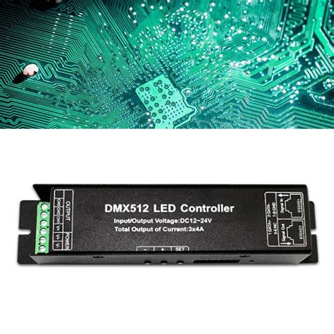 Dmx512 Decoder Led Controller Dc12v 3 Kanaals Cons Vicedeal