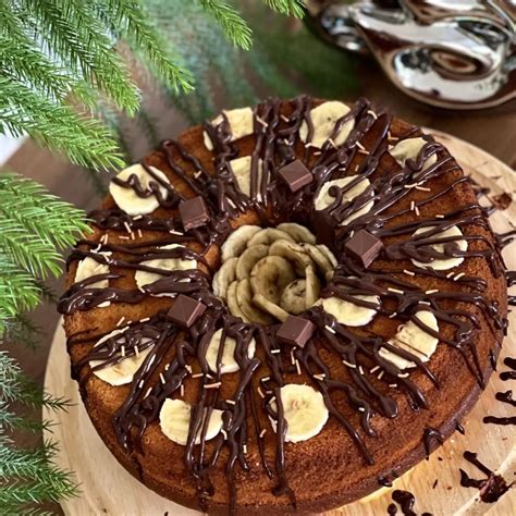 طرز تهیه کیک موز شکلاتی با پف زیاد و ساده با فر و بدون فر به روش قنادی