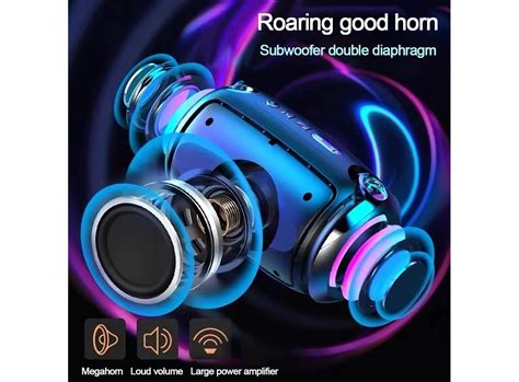 Multi Color HIFI Portable Bluetooth Speaker Stereo Speaker Lossless Audio Decoding