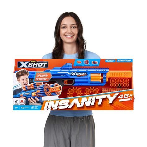 Zuru X Shot Insanity Berzerko Blaster 48 Darts Kmart