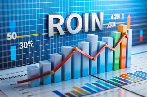 Roi Bar Chart Maximizing Return On Investment Premium Ai Generated Image