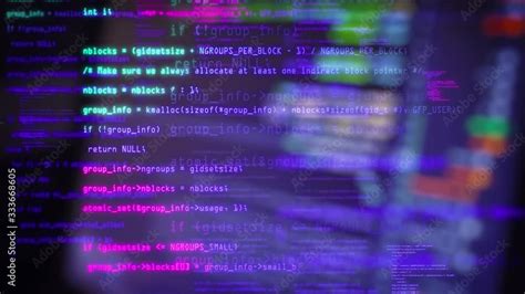 Data Flow Animation Technology Blocks Of Abstract Program Code Are