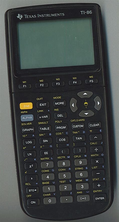 graphing calculator ti 85