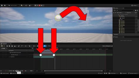 44 Tutorial Keyframed Rigid Body Physics In Sequencer Unreal Engine Youtube