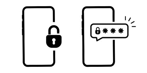 Phone Password Password Protected Icon Phone With Enter Password Code