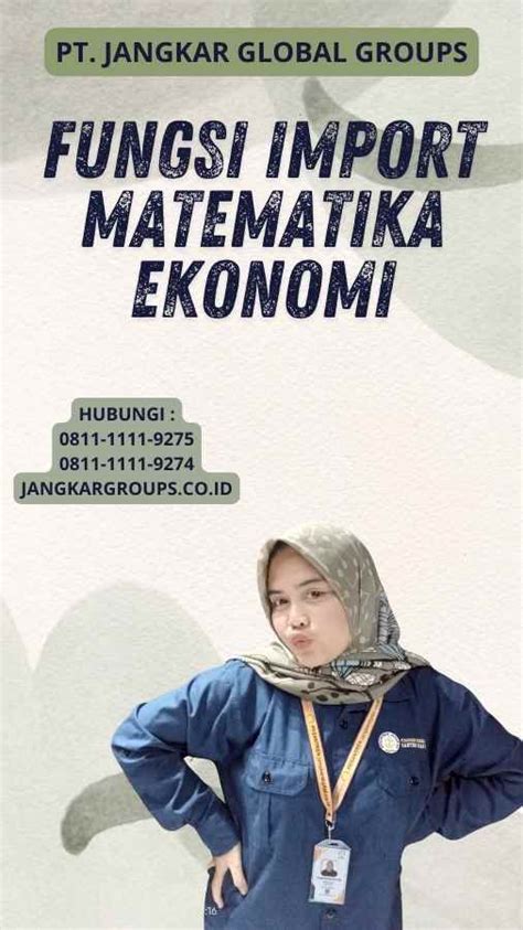 Fungsi Import Matematika Ekonomi Jangkar Global Groups