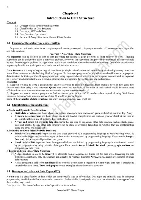 Chapter 1std Notes Data Analysis And Modelling I PoU Studocu