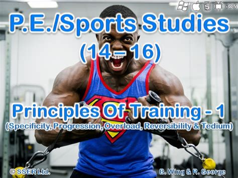 Pe32st The Principles Of Training 1 Specificity Progression