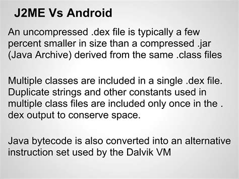 Android Platform Architecture Ppt