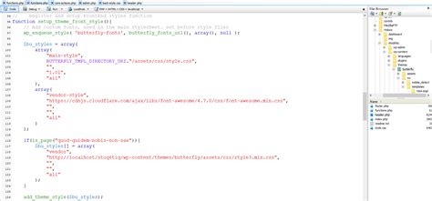functions wp enqueue style on about us page wordpress development