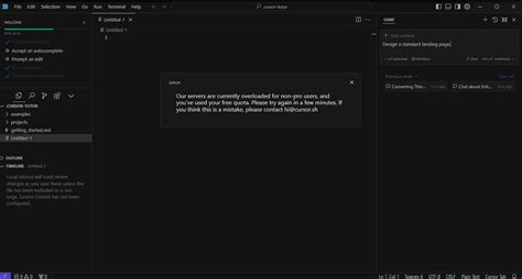 Unable To Use Cursor Chat Bug Report Cursor Community Forum