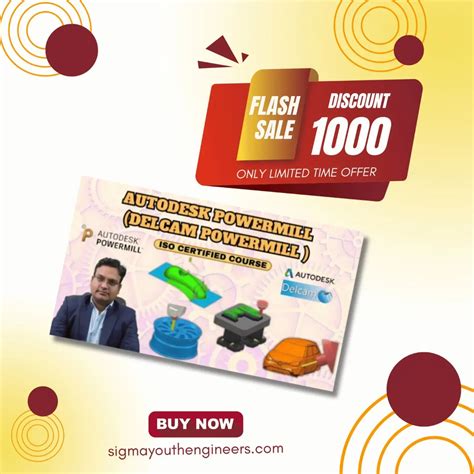 Buy Autodesk Powermill 2020 Pre Recorded Online At Best Price Sigma