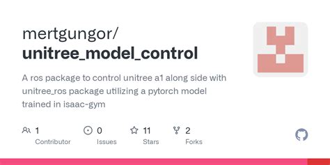 GitHub Mertgungor Unitree Model Control A Ros Package To Control