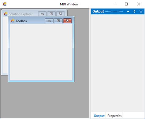 Mdi Window In Windows Forms Docking Manager Control Syncfusion®