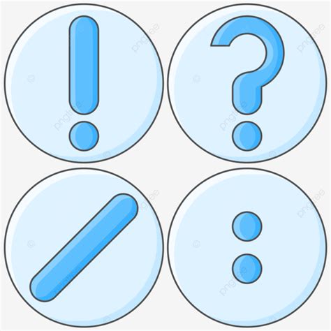 구두점 느낌표 질문 슬래시 콜론 기호 디자인 벡터 Png 일러스트 및 벡터 에 대한 무료 다운로드 Pngtree