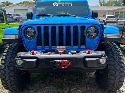 2021 Jeep Gladiator With 17x9 12 Fuel Rebel 5 And 37125r17 Milestar