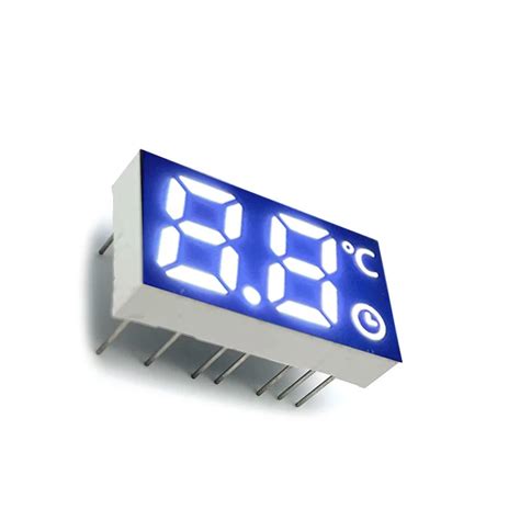 led display 2 digits 7 segment display for temperature appliance