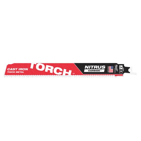 Milwaukee Sawzall™ The Torch™ With Nitrus Carbide™ Teeth 230mm 9 8tpi