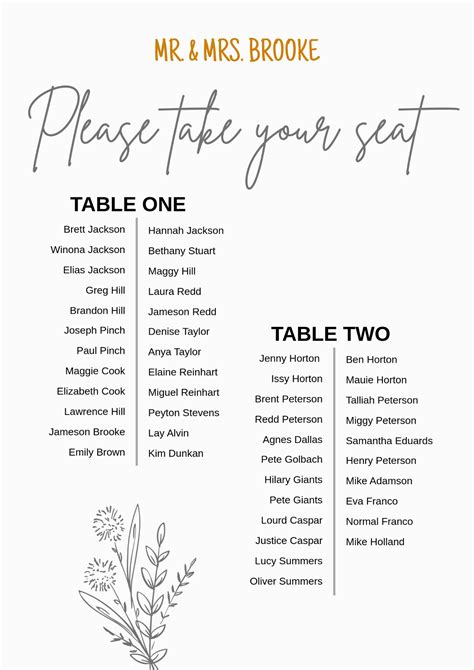 Free Table Templates To Edit Online