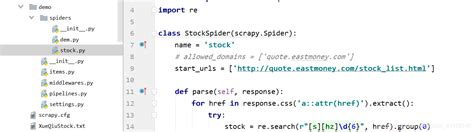 Python爬虫实战：利用scrapy框架，爬取股票信息，详细步骤过程怎么抓取个股的标签的 Csdn博客