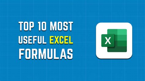 Excel Formulas Cheat Sheet Top 10 Formulas In Excel Ie Excel