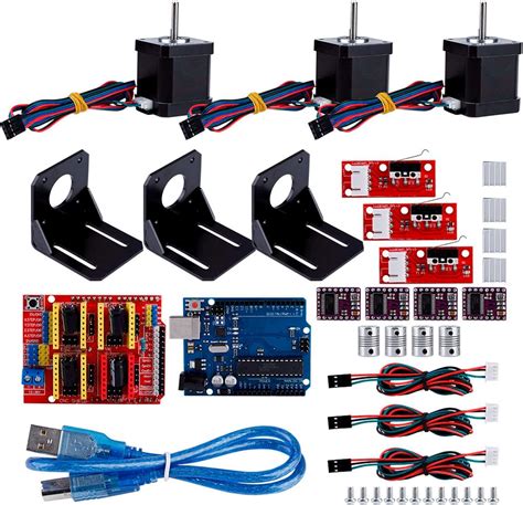 Jp 4 つのステッピング モーター ドライバー、arduino 用 3d プリンター Cnc キット、および 4 つの