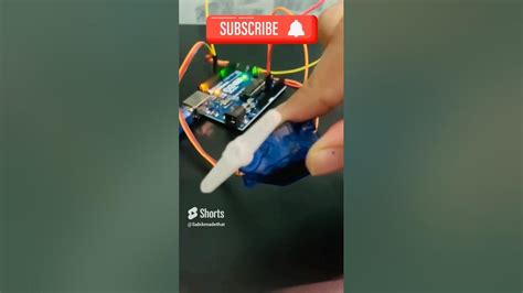 Rotating Servo Motor With An Arduino Uno Diy Arduinounoprojects Arduinouno Ytshorts Shorts