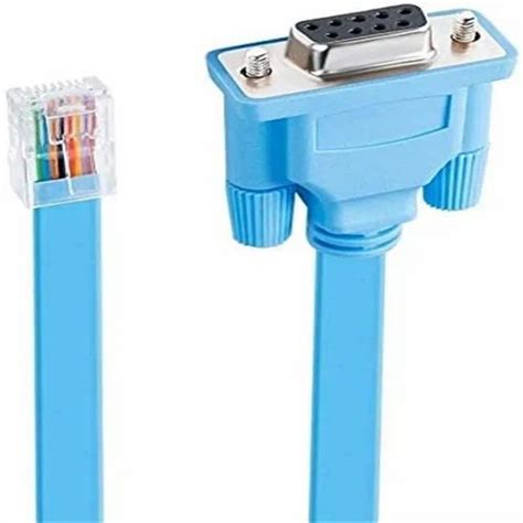 Rj45 Male To DB9 Female Serial RS232 Port Cat5 Ethernet LAN Network Lead Switch Cisco Console