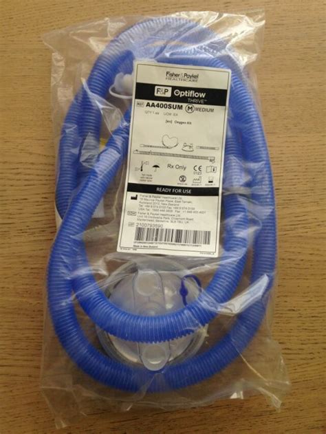 New Fisher And Paykel Aa400sum F And P Optiflow Thrive Oxygen Kit Medium