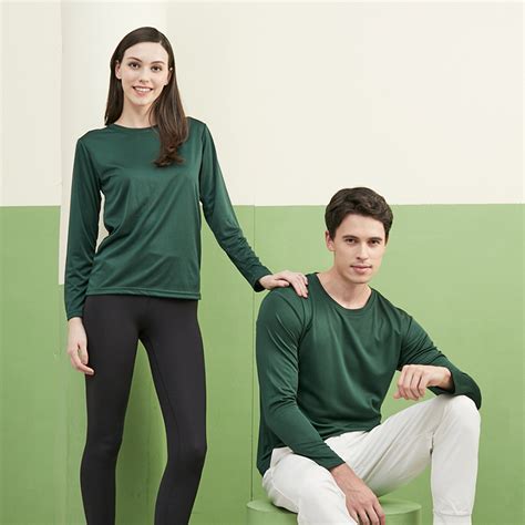 Microfiber Round Neck Long Sleeve Rm07 Series Unisex Print With