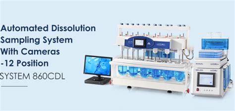 automated dissolution system 12 position with cameras scientific