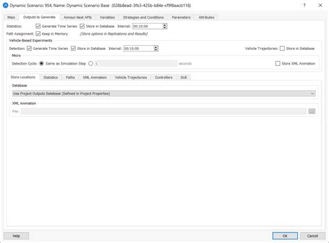 Preparing A Simulation Run Aimsun Next Users Manual