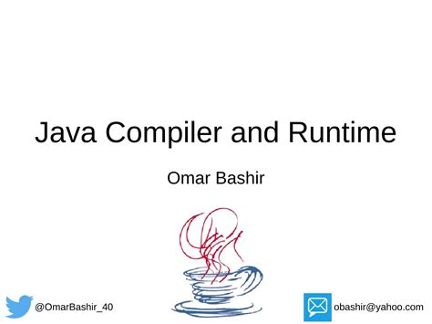 An Introduction To Java Compiler And Runtime Pdf