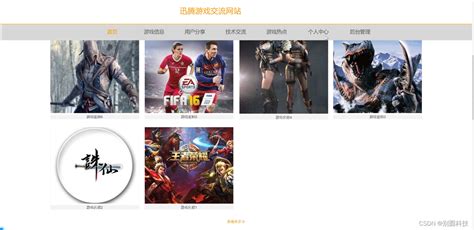 附源码计算机毕业设计javajava毕设项目迅腾游戏交流网站 Csdn博客