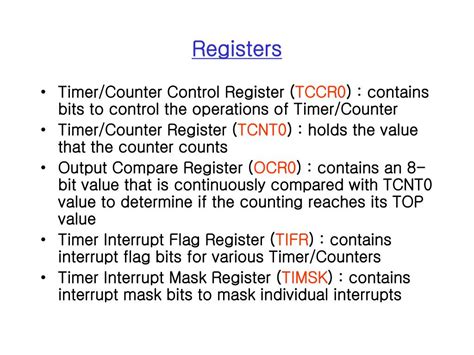 Ppt 8 Bit Timercounter0 Powerpoint Presentation Free Download Id858180